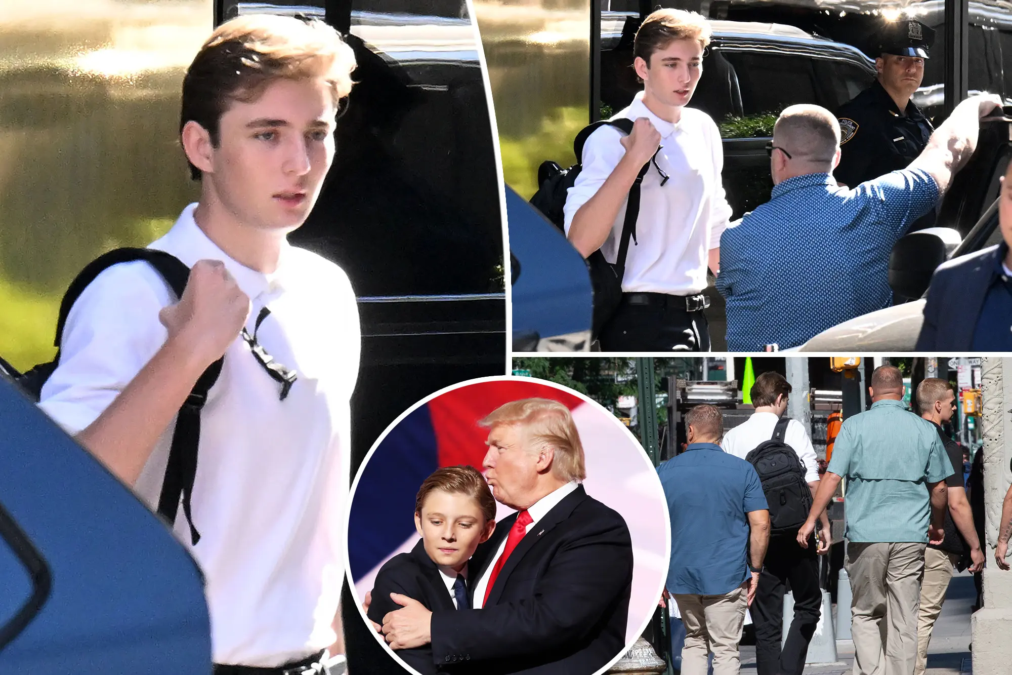 Barron Trump’s Mysterious Black Backpack at NYU – What’s He Really ...